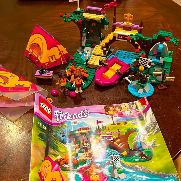 Lego | Toys | Friends Adventure Camp Rafting Complete Lego 4121 Set ...